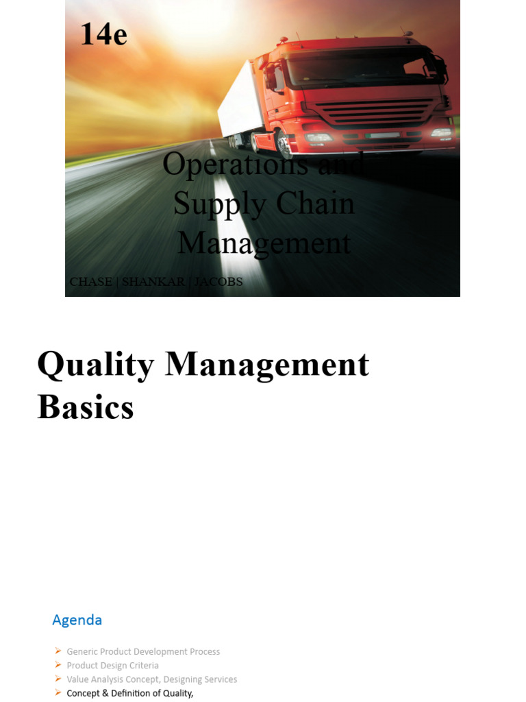 2.2 Quality Management Basics | PDF | Quality (Business) | Six Sigma