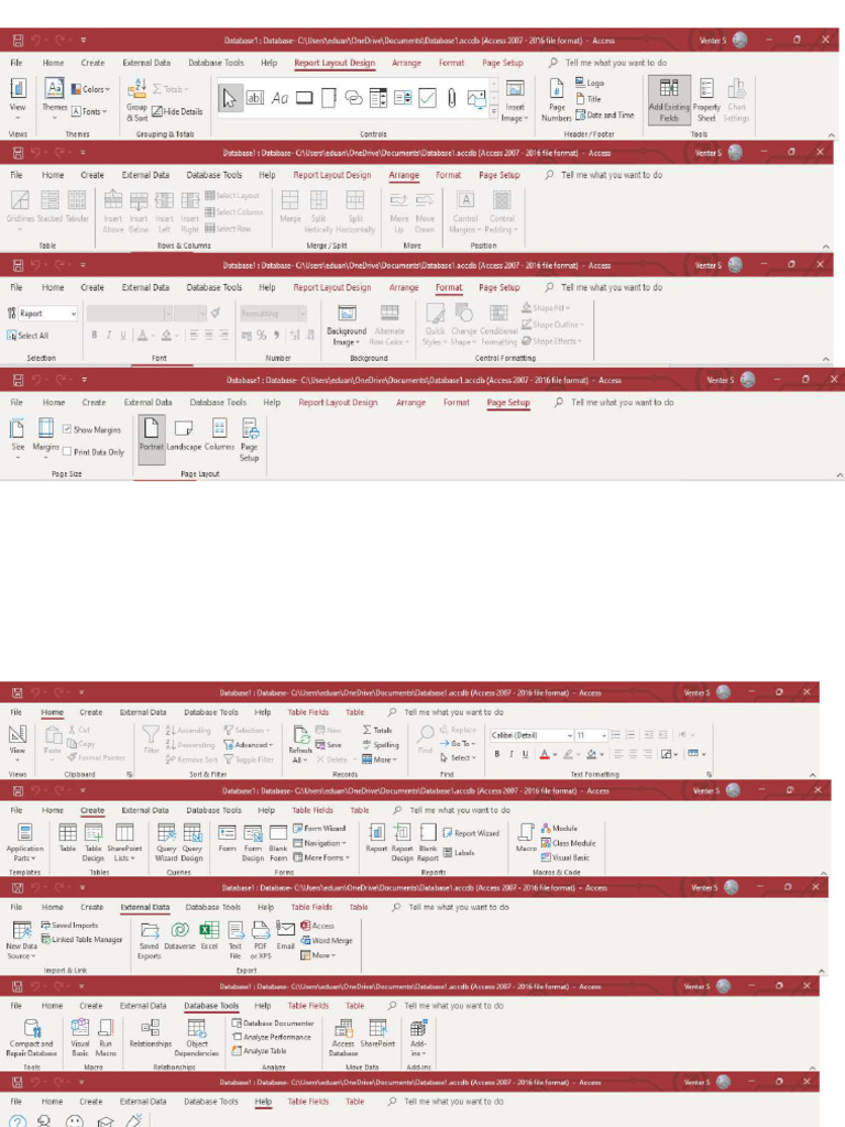 Access Ribbons | PDF