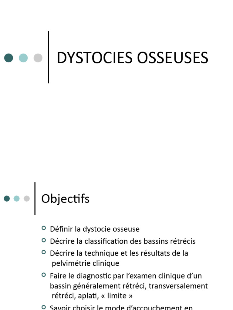 Dystocies osseuses : diagnostic et gestion | PDF | Bassin (anatomie ...