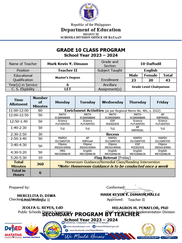 2023-DIVISION-LETTER | PDF