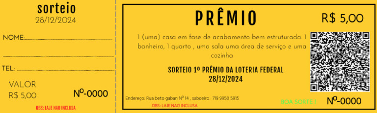 Bilhete Modelo | PDF