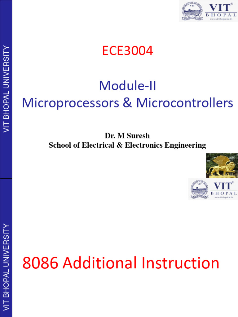 Module 2.2 - Instruction Set - Addl Instrs | PDF | Binary Coded Decimal | Computer Architecture