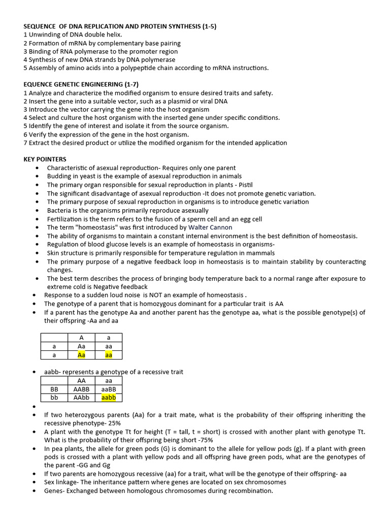 Reviewer Bio2 | Download Free PDF | Genotype | Dominance (Genetics)