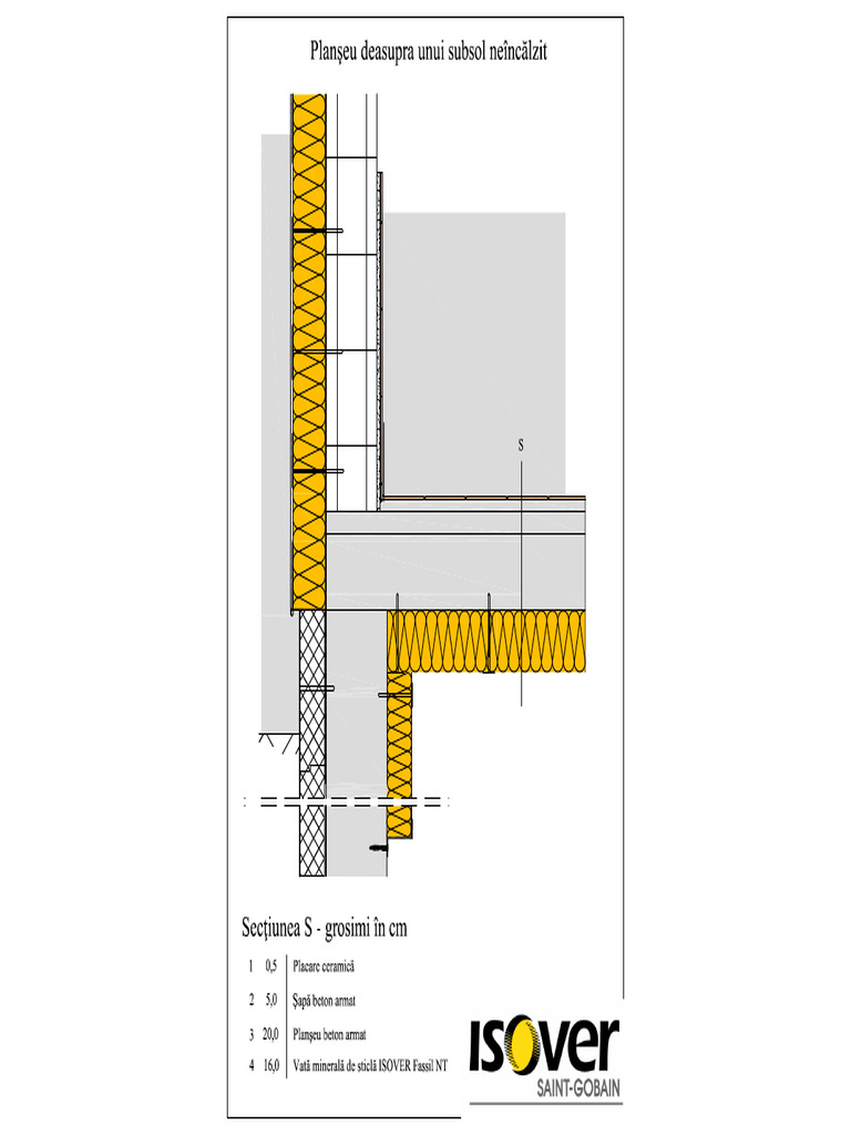 Planseu Deasupra Unui Subsol Neincalzit | PDF