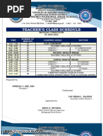 Class Program Matatag Grade 1 | PDF