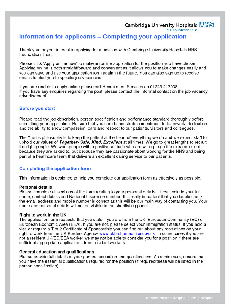 180-B-244210 - Completing Your Application - Information For Applicants | PDF | Criminal Record