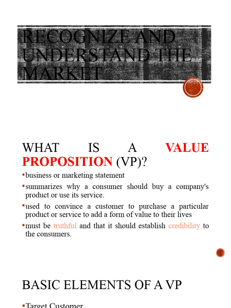 Lesson 4 Value Proposition and Unique Selling Proposition | PDF ...