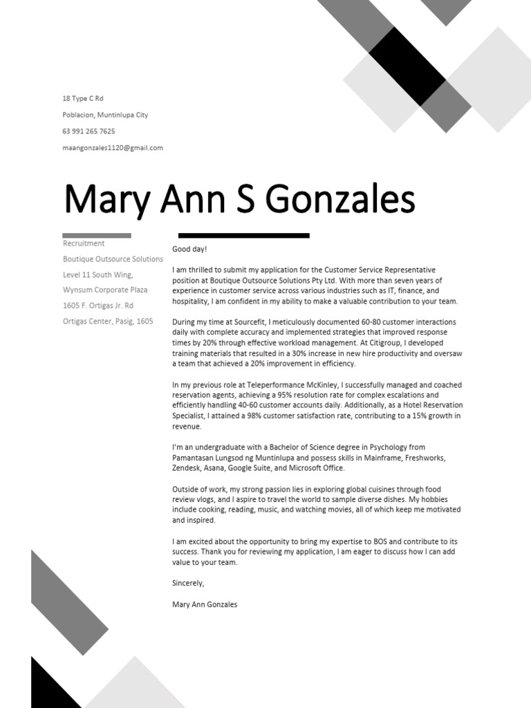 Cover Letter Universal | PDF | Business | Business Economics