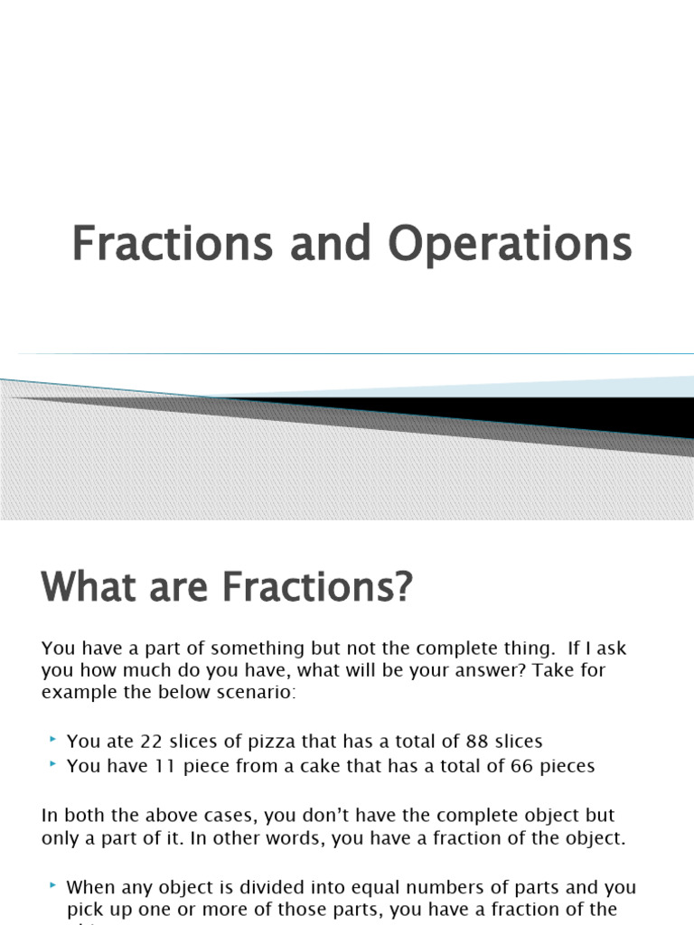 Unit 2 Fractions and Operations | PDF | Multiplication | Applied ...