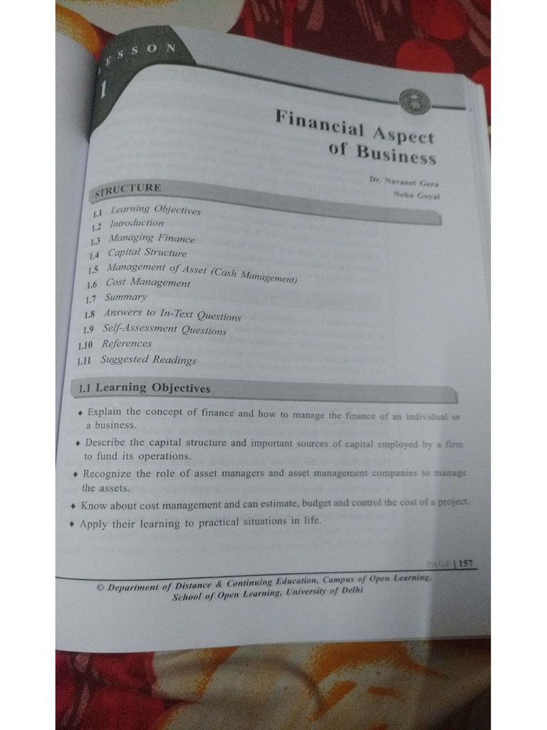 Financial Aspect of Business | PDF