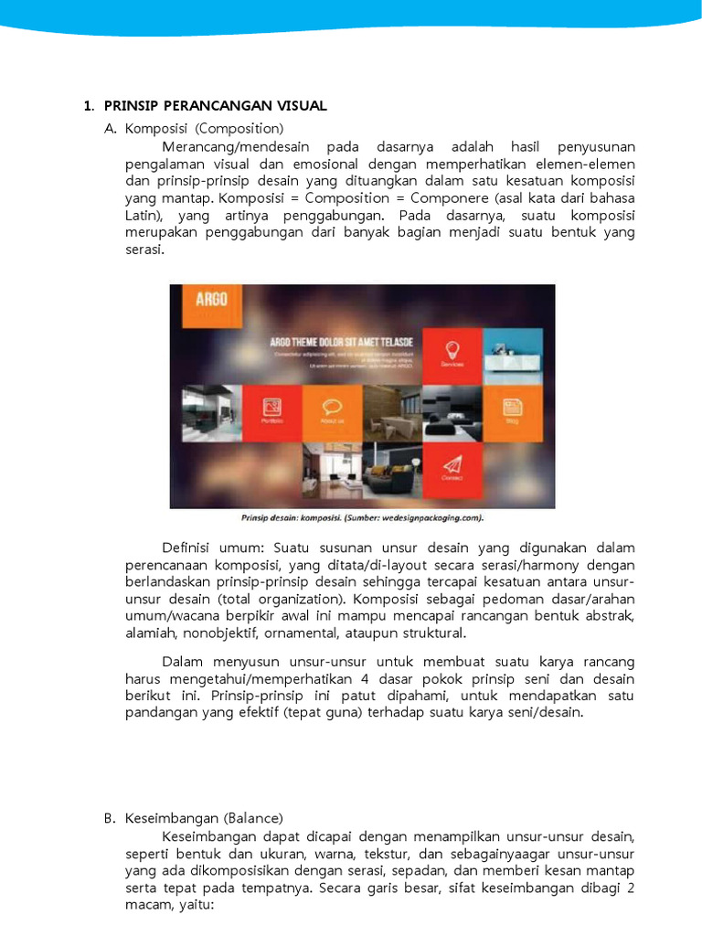 Prinsip Perancangan Visual | PDF | Sains & Matematika