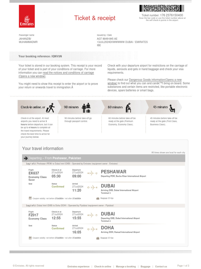 ETicketReceipt Aspx | PDF | Aviation