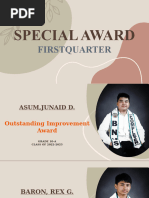 1ST Quarter Recognition | PDF