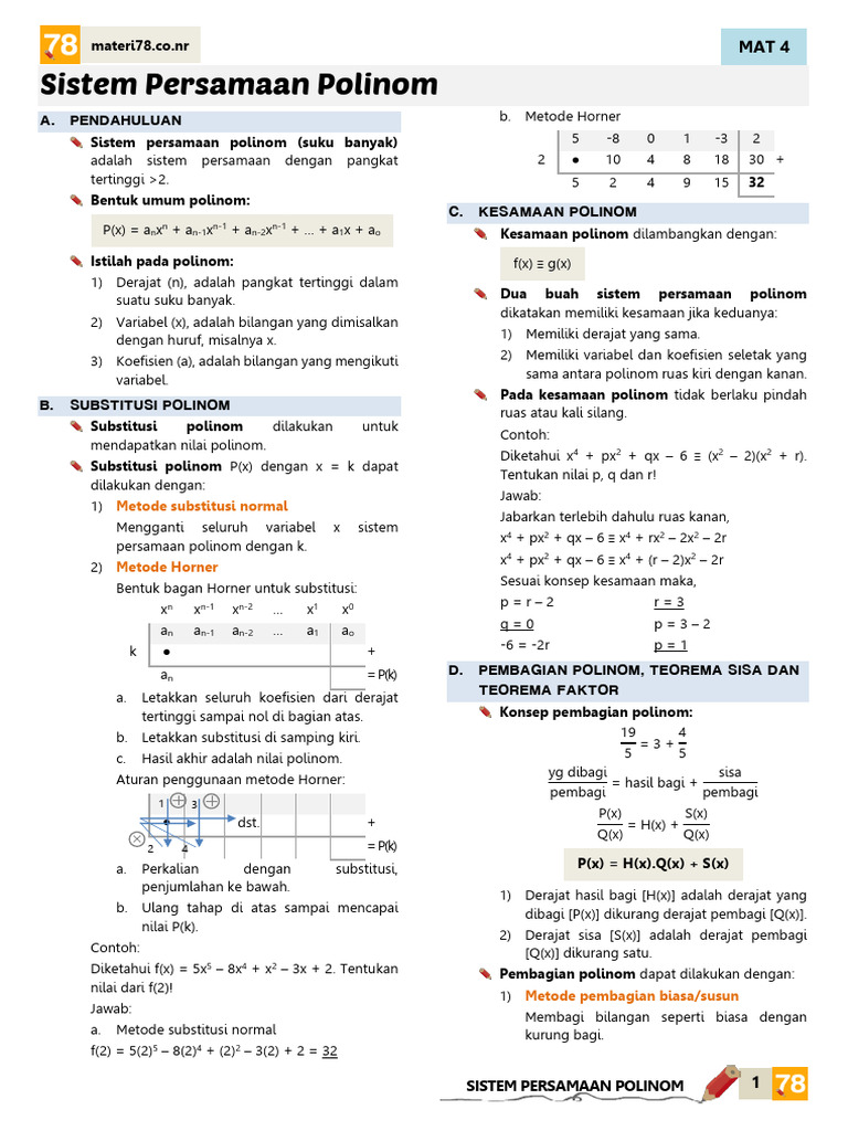 Polin Mat4 | PDF | Metode & Bahan Ajar