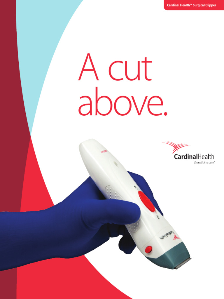 Cardinal Health Surgical Clipper Product Brochure | PDF | Surgery | Patient