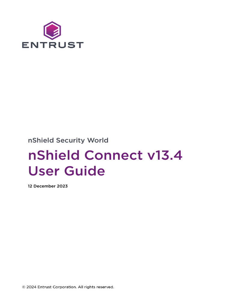 Nshield Connect v13 4 User Guide | PDF | Security | Computer Security