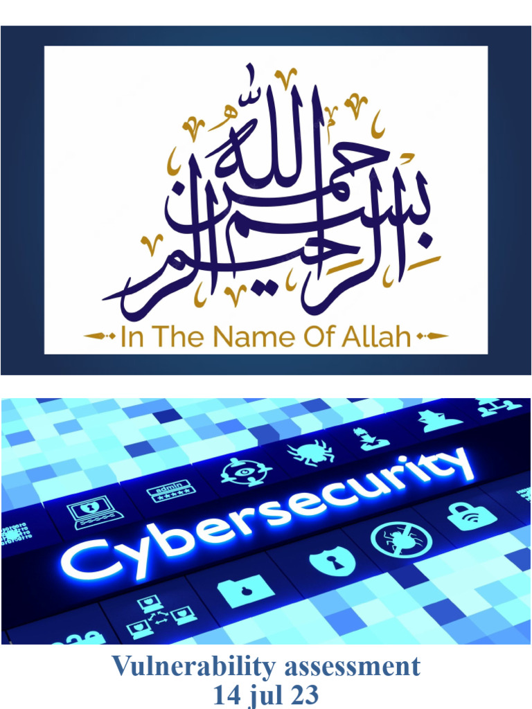 Lec 4 - Vuln Assessment | PDF | Vulnerability (Computing) | Security