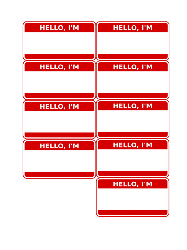 Name Tag | PDF