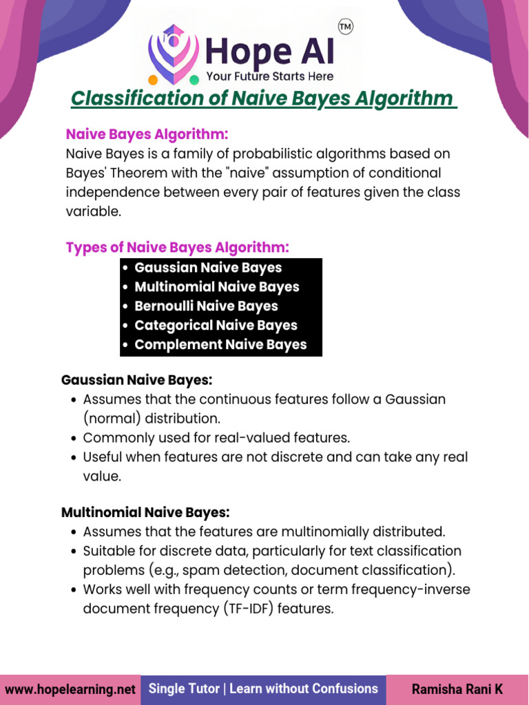 ML CLassification Naive Bayes | PDF | Statistical Classification ... ML CLassification Naive Bayes | PDF | Statistical Classification ...