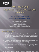 Von Thunen Agricultural Model Explained | PDF | Agriculture | Food Industry