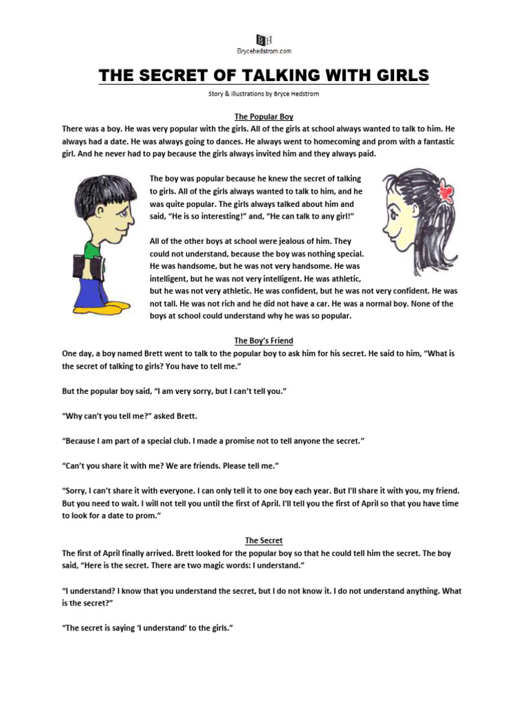 Secret to Talking with Girls Revealed | PDF | Art | Mystery, Thriller ...
