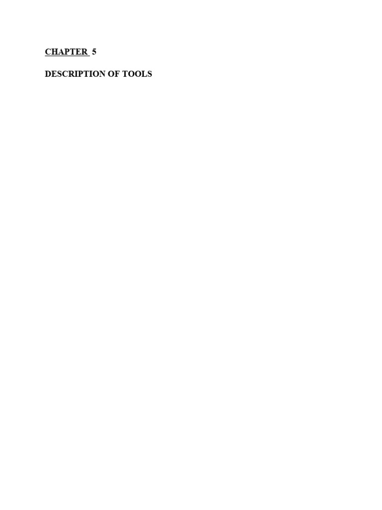 Chapter 5 Project Pdf Psychology Behavioural Sciences 
