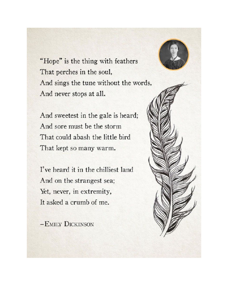 Emily Dickson Poem | PDF