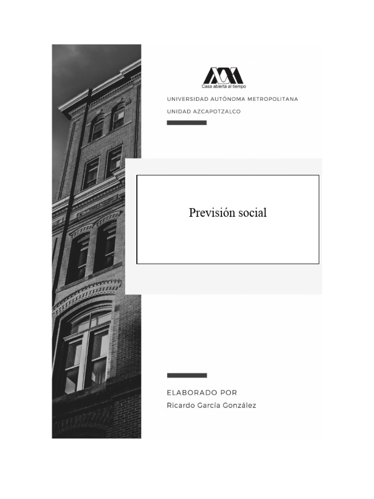 Previsión Social: Definición y Beneficios | PDF | Bienestar | Pensión