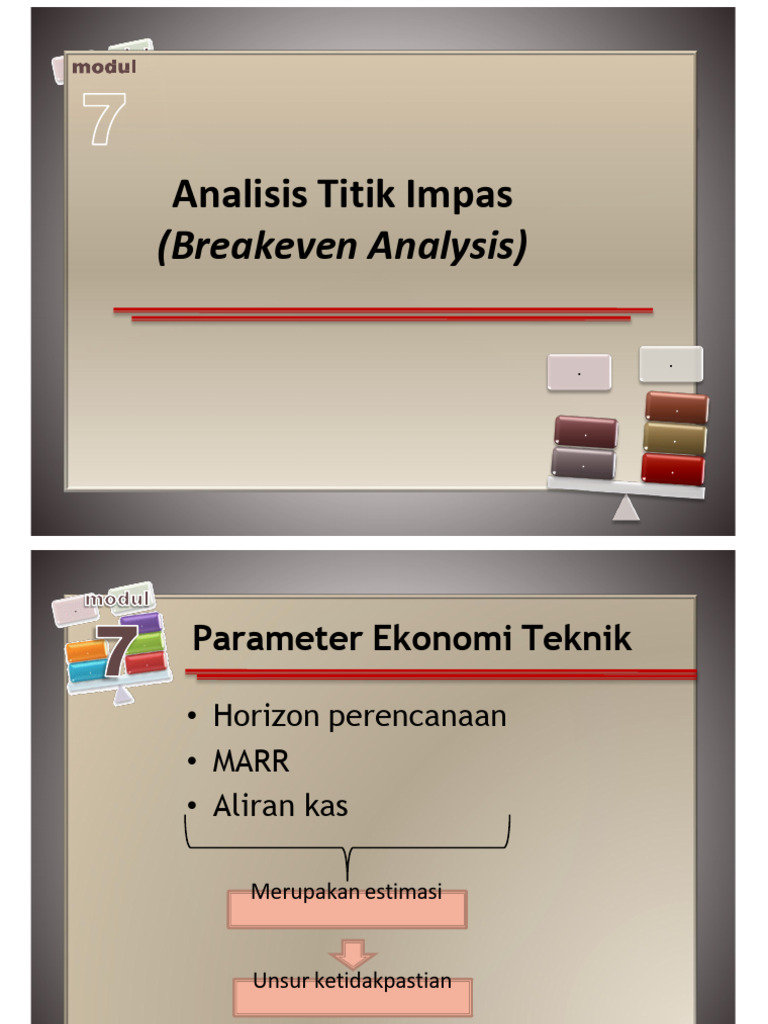 Analisis Titik Impas untuk Keputusan Investasi | PDF