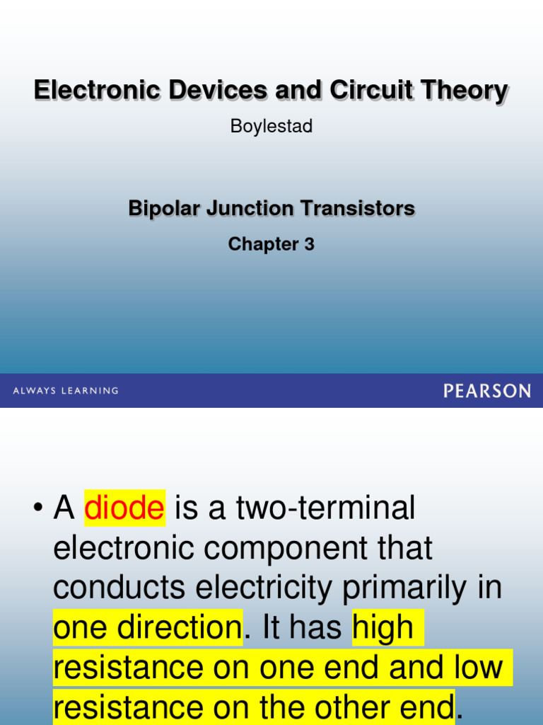 Chapter 3 Boylestad | PDF | Bipolar Junction Transistor | P–N Junction