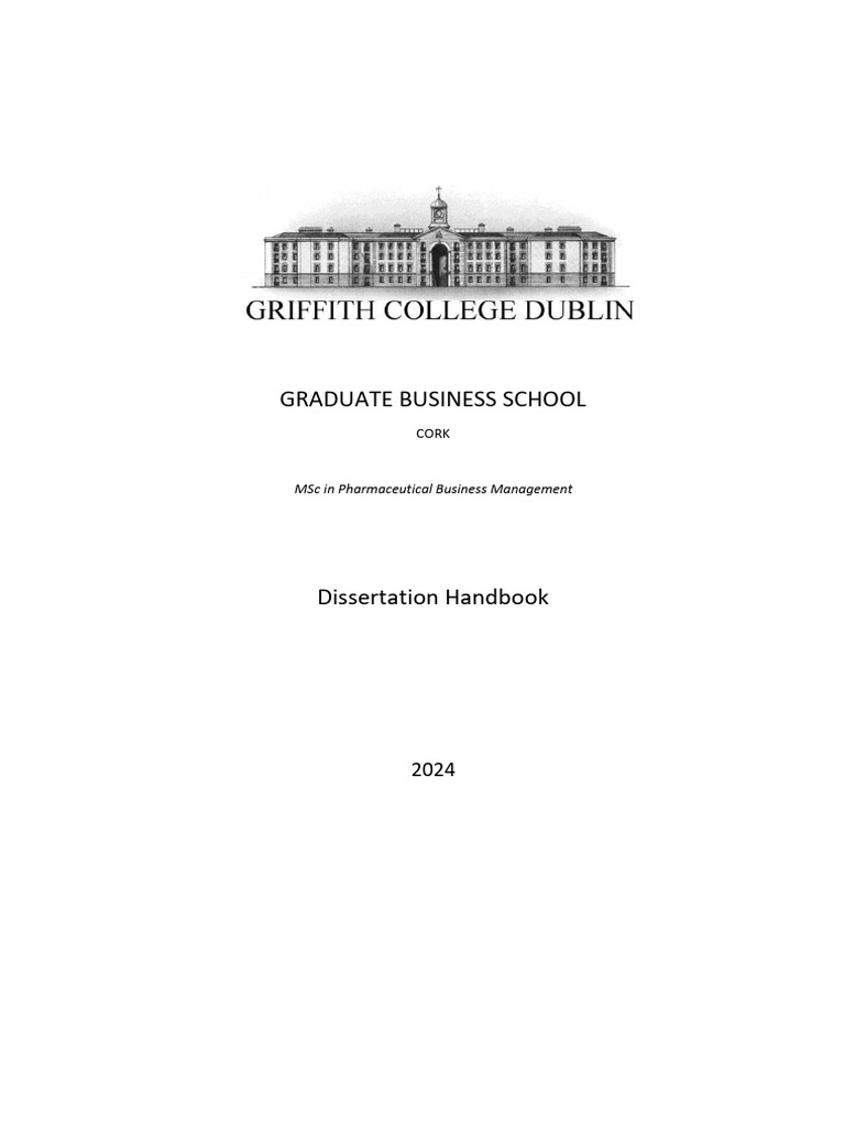 2.1 Dissertation Handbook - 2024 - Fulltime 3 | PDF | Methodology | Thesis