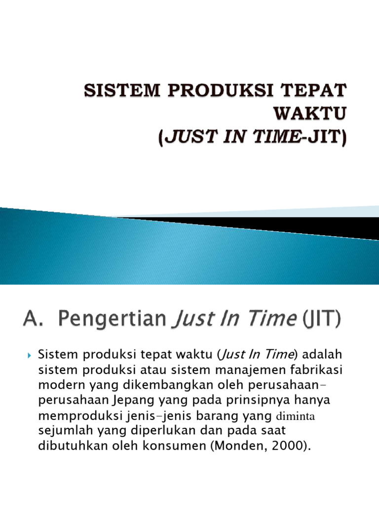 7 Jit - Kanban - Kaizen | PDF | Teknologi & Rekayasa