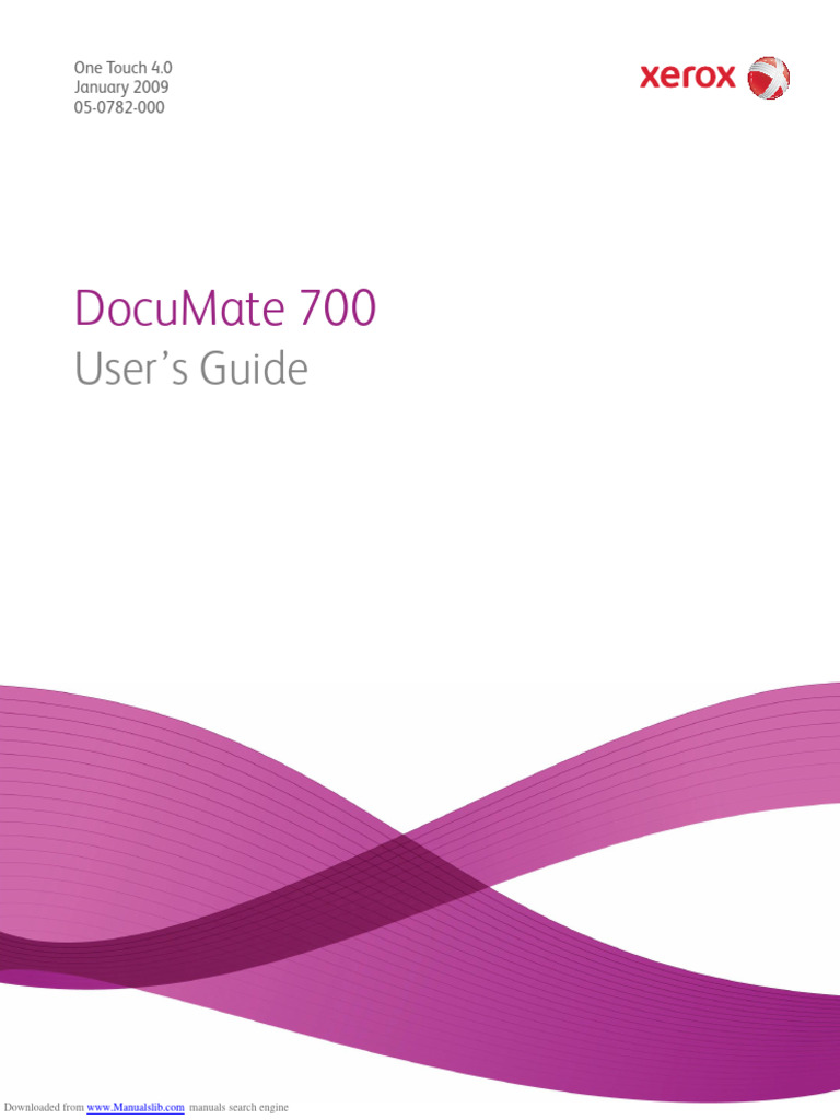 documate_700 | PDF | Image Scanner | Microsoft Windows