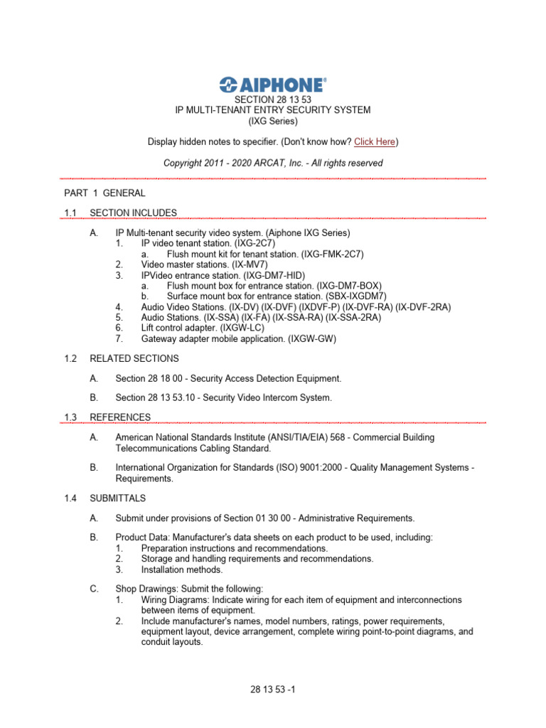 IXG-Series CSI Specification-1 | PDF | Internet Protocol Suite | Session Initiation Protocol