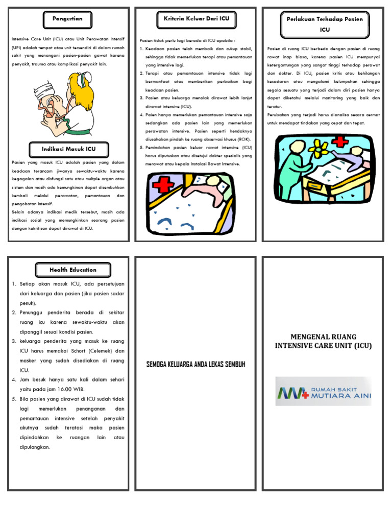 Leaflet Pengenalan ICU | PDF | Sains & Matematika