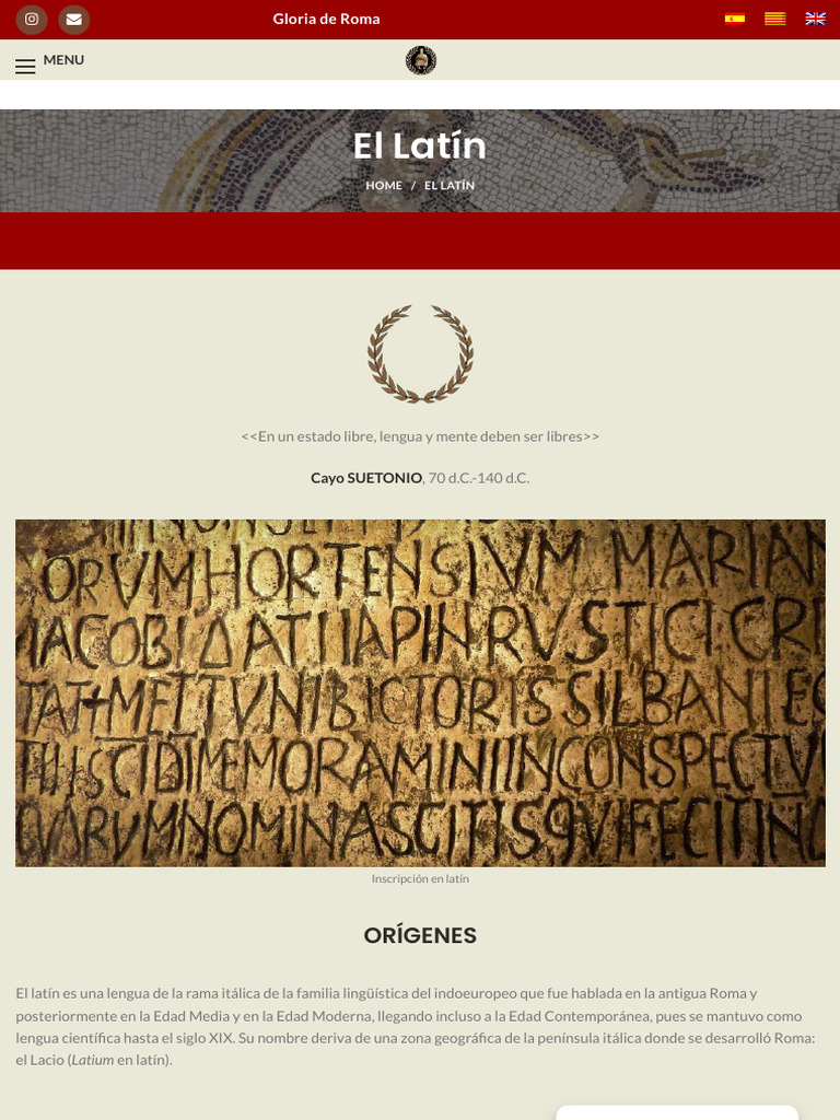 Historia y evolución del latín | PDF | latín | Verbo