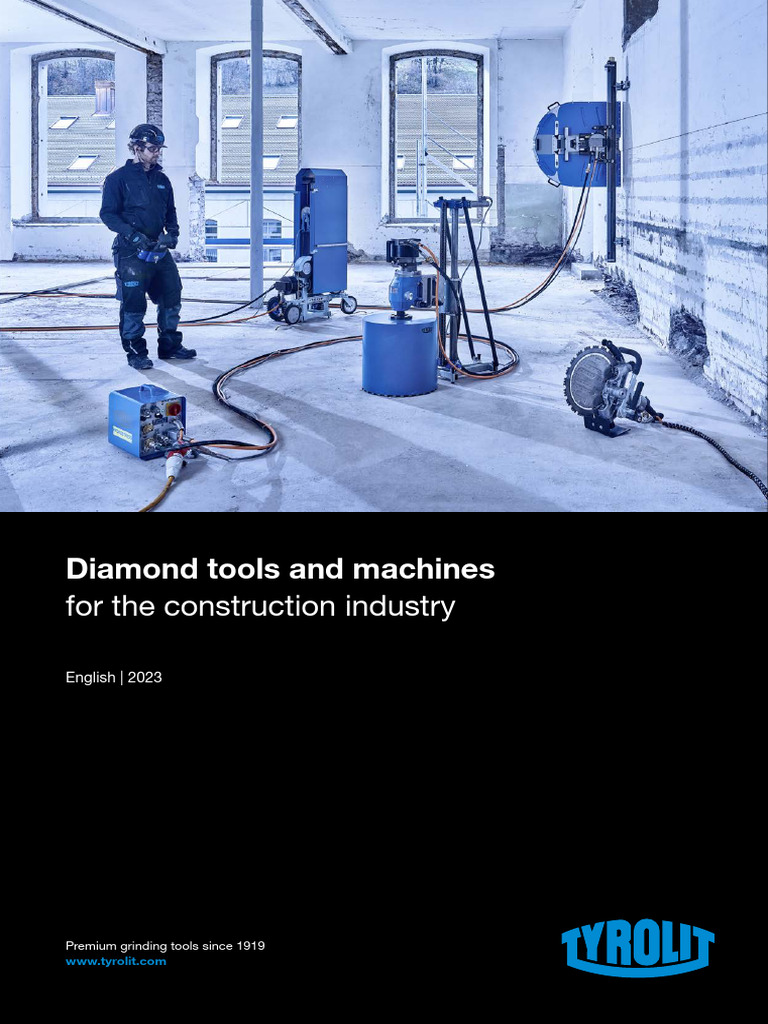 Tyrolit Table Saws and Grinding Tools | PDF | Drill | Concrete