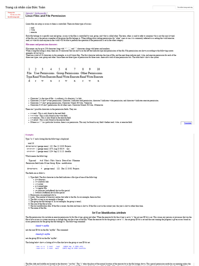 Linux File Permissions Explained | PDF | Data Management | Unix