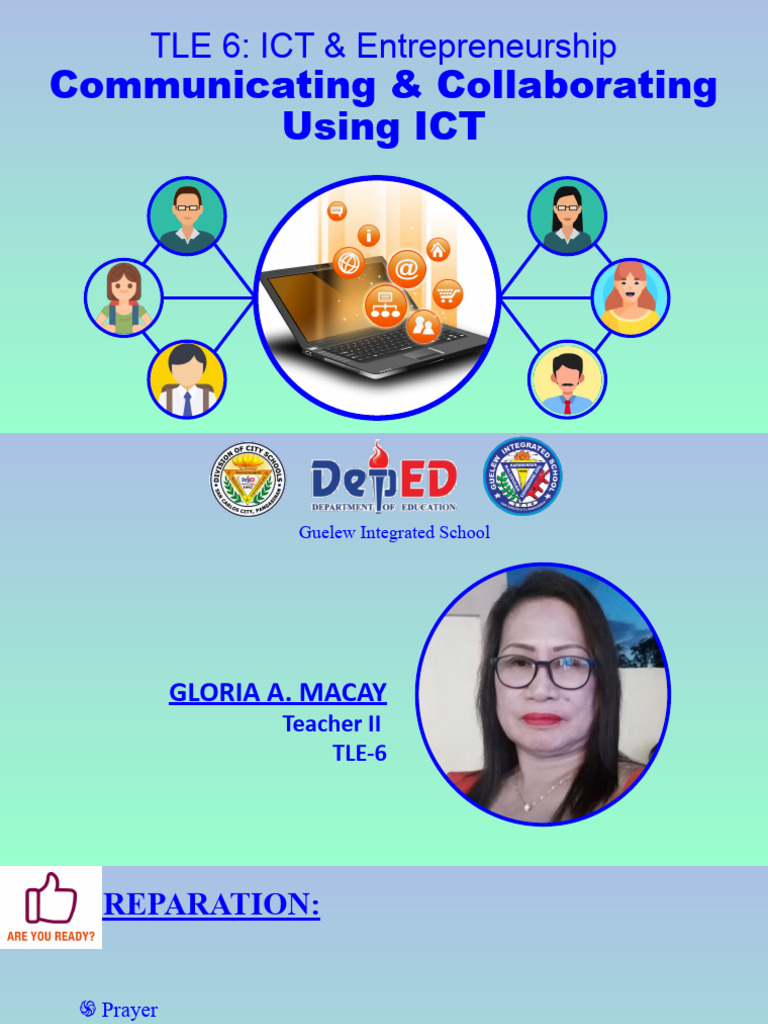 PPT-TLE 6-ICT and Entrepreneurship April 16, 2024 | PDF ...