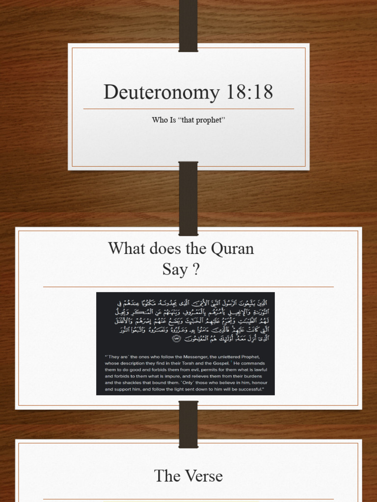 Deuteronomy 18 | PDF