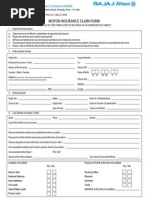 Mapfre Middlesea Motor Claim Form | PDF | Insurance