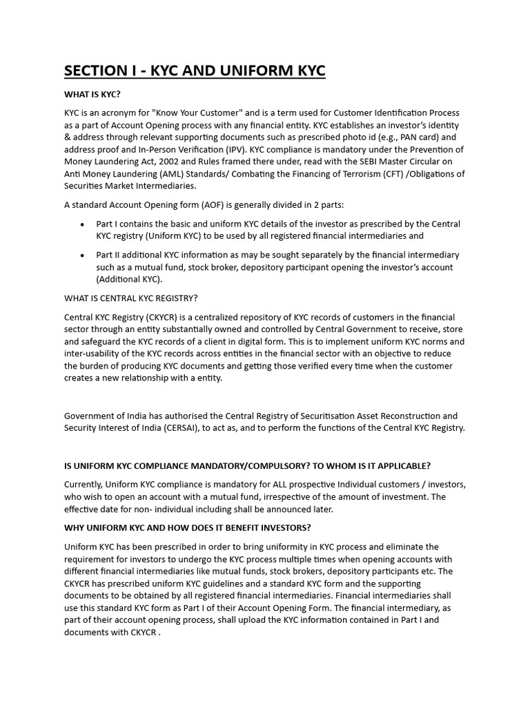 KC2 | Download Free PDF | Investment Fund | Mutual Funds