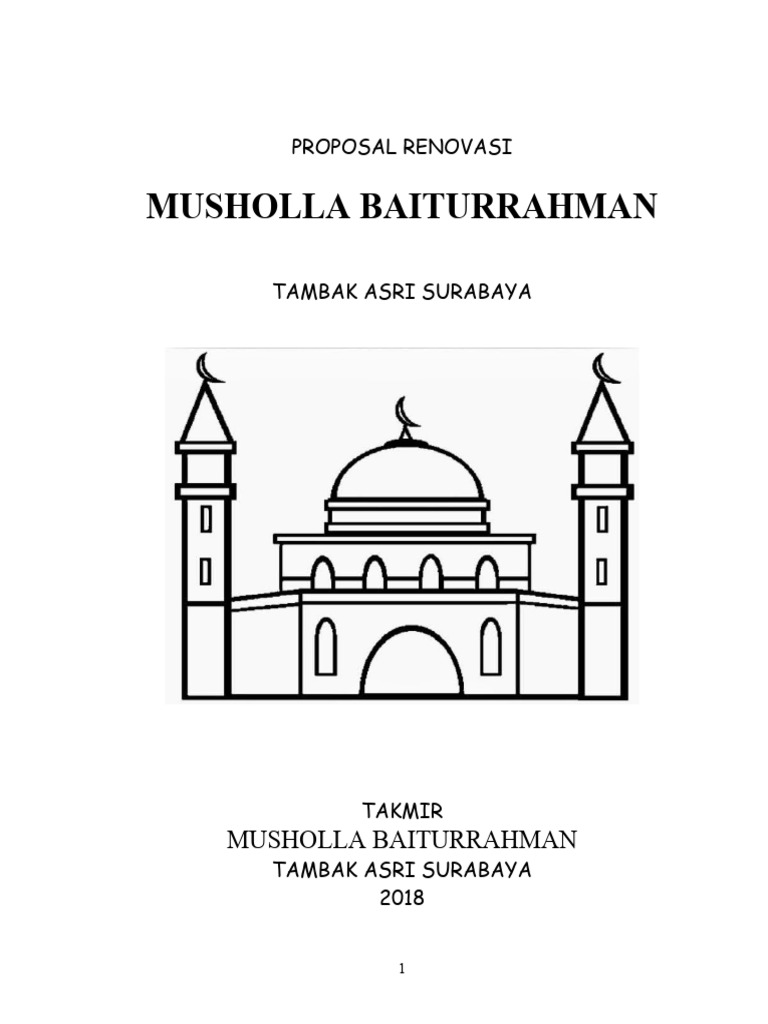 2011 Proposal Renovasi 2 Okok | PDF