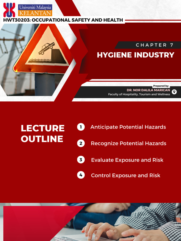 HWT30203 Chapter 7 Hygiene Industry | PDF | Occupational Hygiene | Hazards