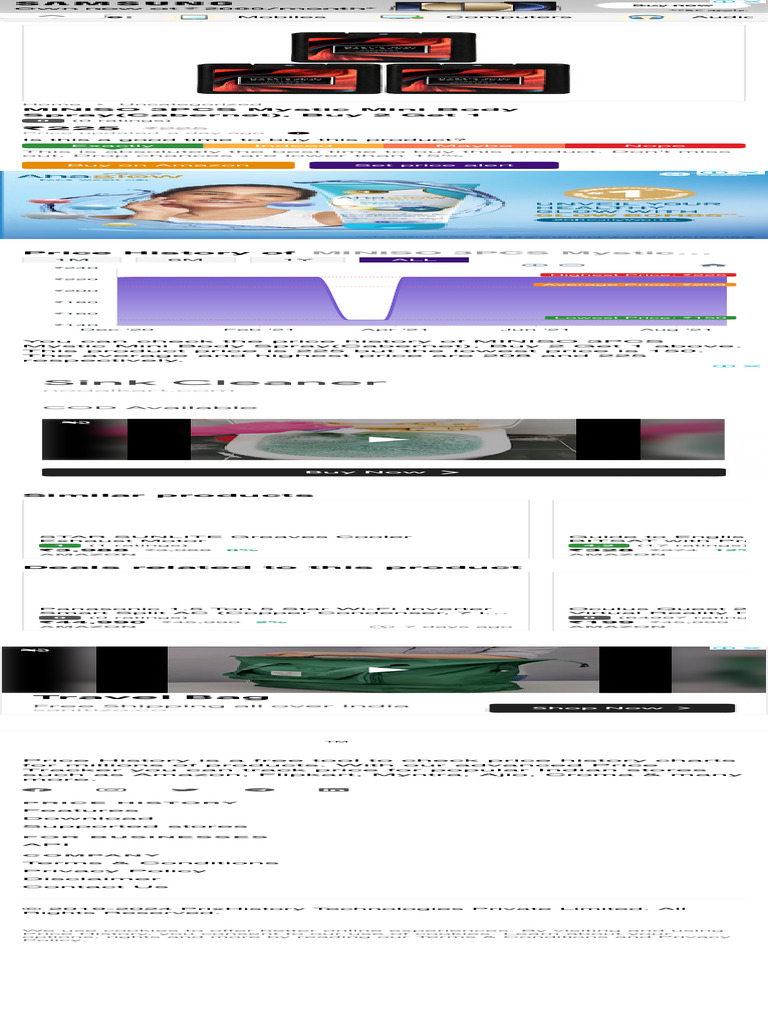 MINISO 3PCS Mystic Mini Body Spray (Cabernet), Buy 2 Get 1 - Price ...