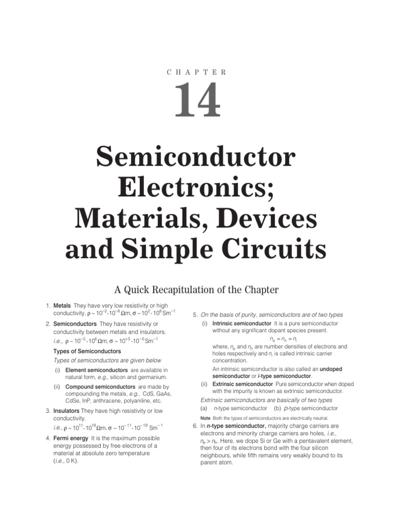 Semiconductor Device | PDF | P–N Junction | Semiconductors