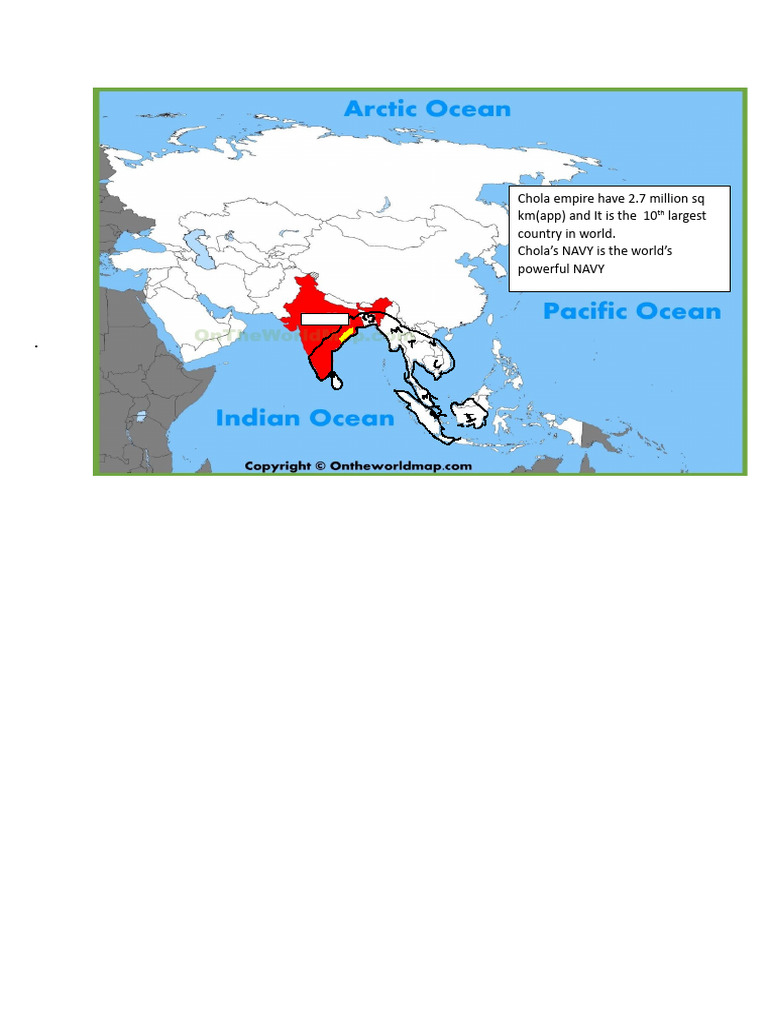 Chola World Map | PDF