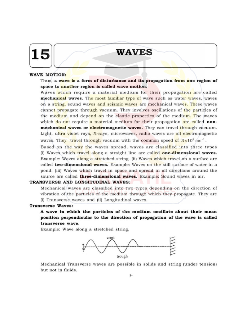 Sound Waves Board Notes | PDF
