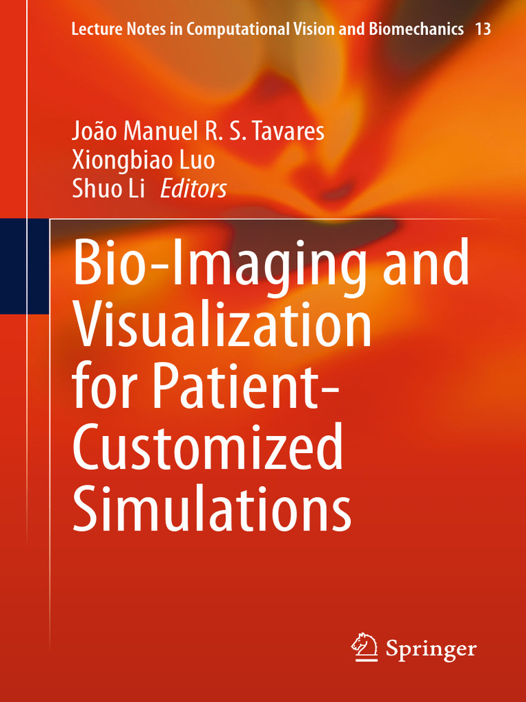 Bio-Imaging and Visualization For Patient Specific Simulations | PDF ...
