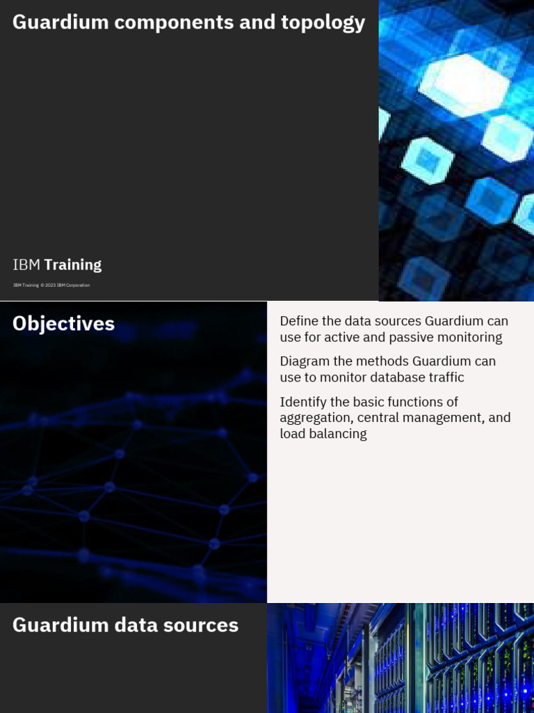 Guardium Data Protection - L4 - Architecture and Sizing - Components ...